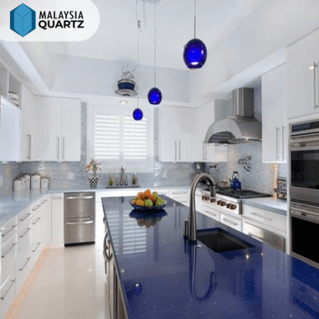 QQ Blue Quartz Slab - Quality Quartz - Malaysia Quartz-Online DIY ...