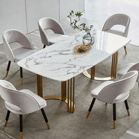 Stainless Steel Golden Table Leg 1338 - Malaysia Quartz-Online DIY ...