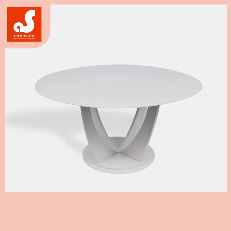 Round Side Decoration Table Quartz TableTop Surface - Malaysia Quartz ...